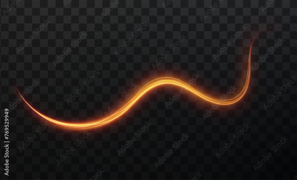 Luminous gold podium lines png of speed. Light glowing effect png. Abstract motion lines. Light ...