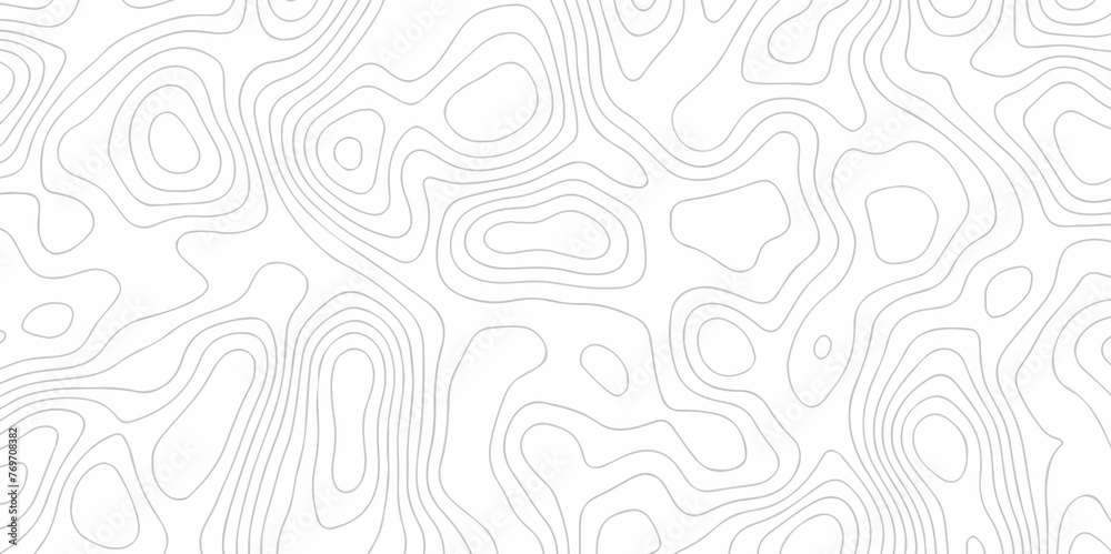 Vector geography landscape Topo contour map on white background ...