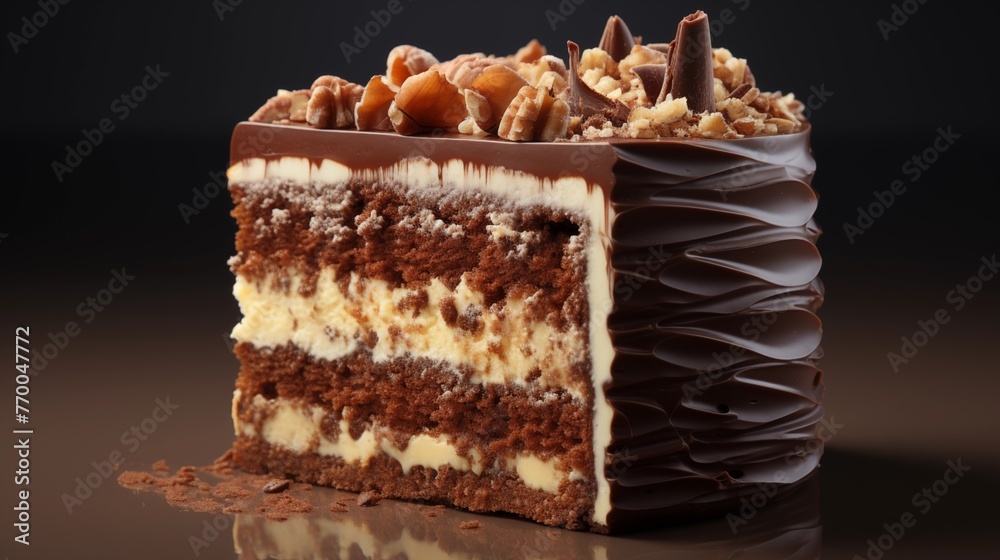 Foto stock di Ultra HD realistic cross-section render exposing the ...