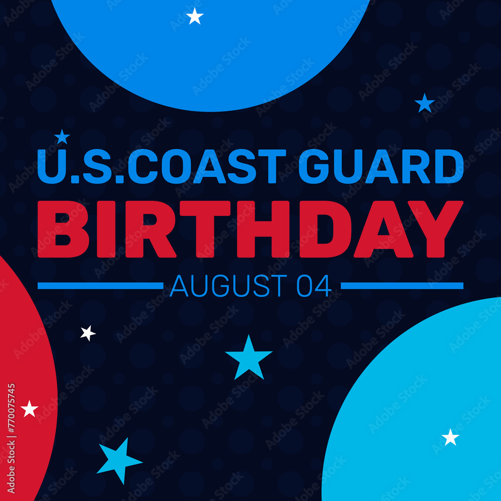 U.S. Coast Guard Birthday background design wallpaper in Patriotic ...
