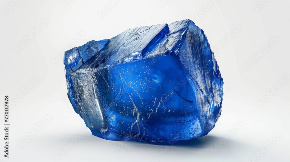 Cobalt element sample, a strategic metal with a shiny appearance,a rare ...