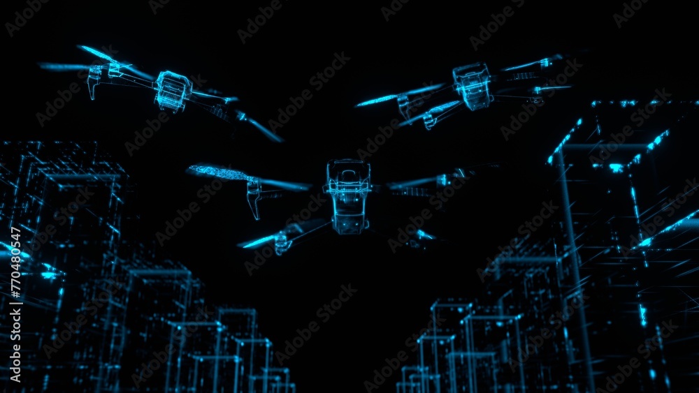 drone group control system, high-tech technology, military technology ...