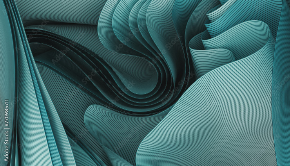 Abstract blue background with layers of textile Stock Illustration ...