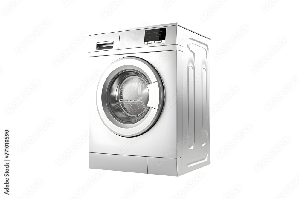 Washing-Machine isolated on transparent background, PNG Cutout Stock ...