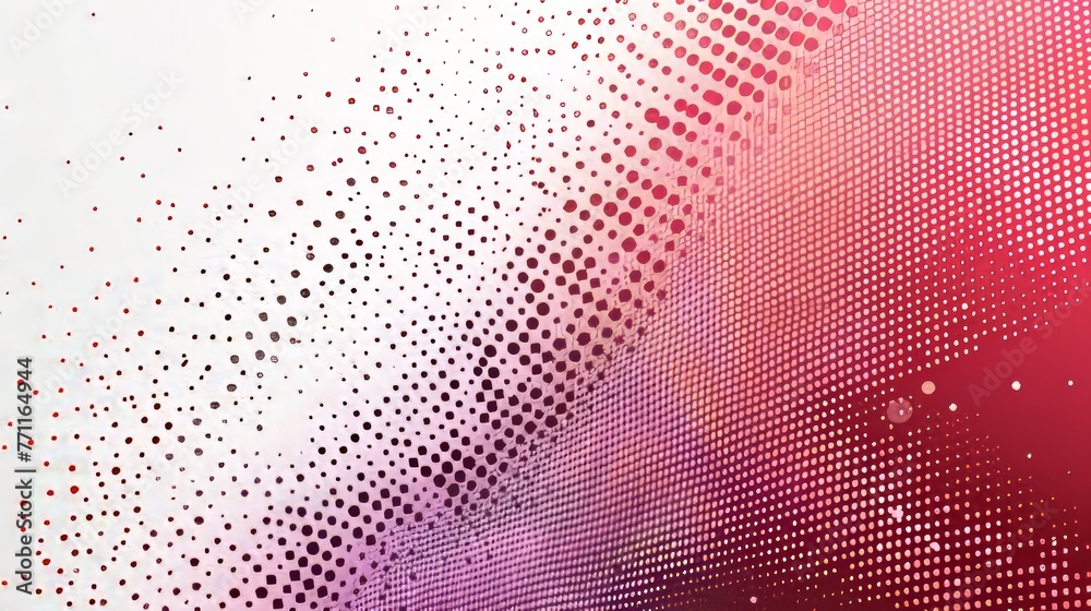 A pink gradient emanates from the corners, gradually changing from ...
