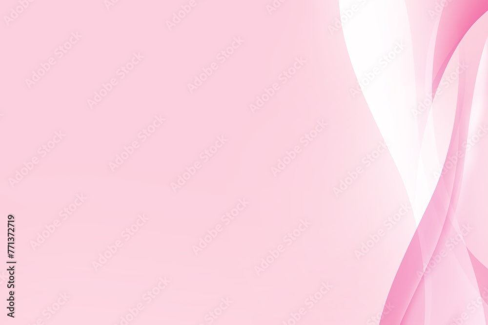 Soft light pink color background with curve wave pattern graphics ...