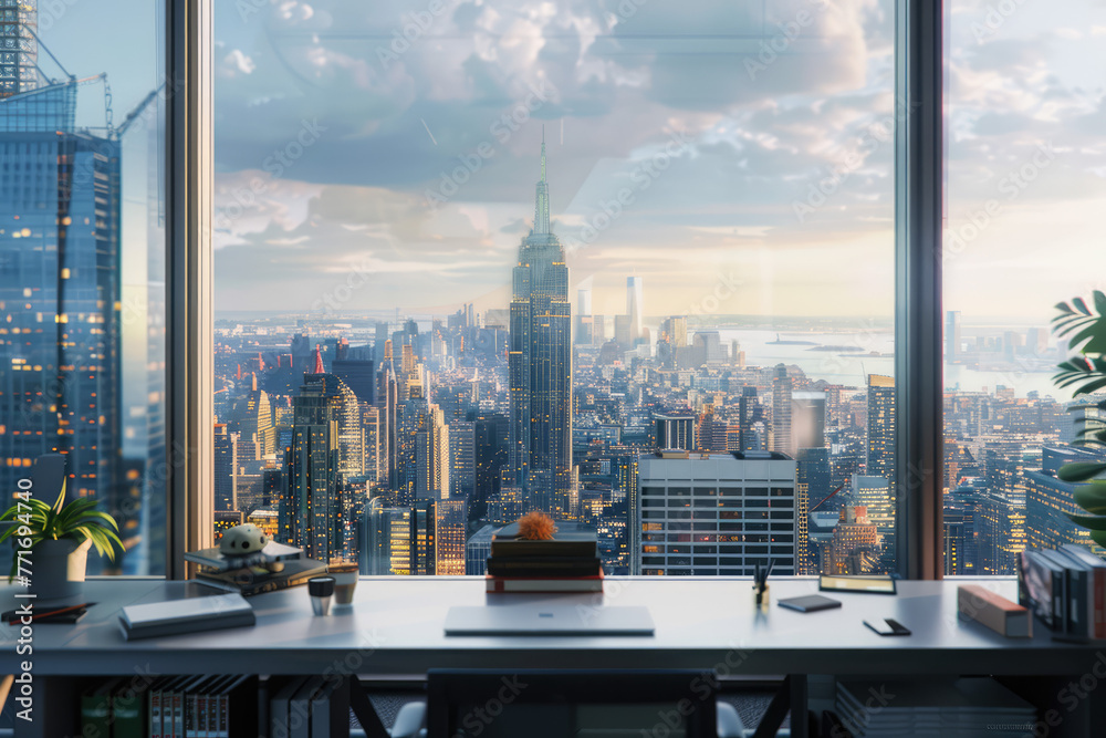 photorealistic background for a lavish corprate streaming studio Stock ...