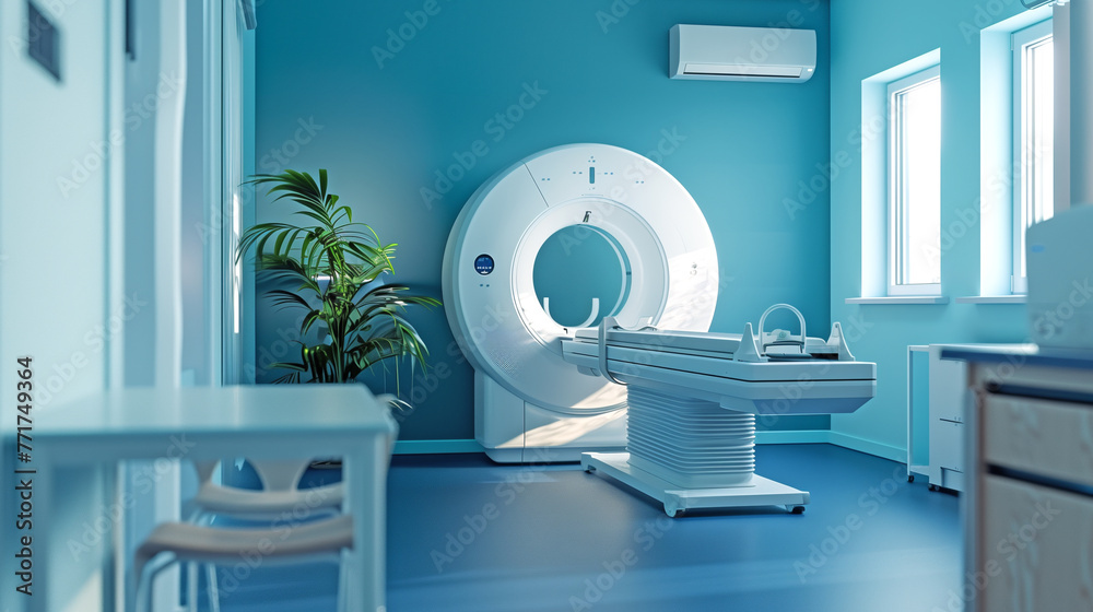 Magnetic resonance imaging, MRI, scanning, magnetic field scanning ...