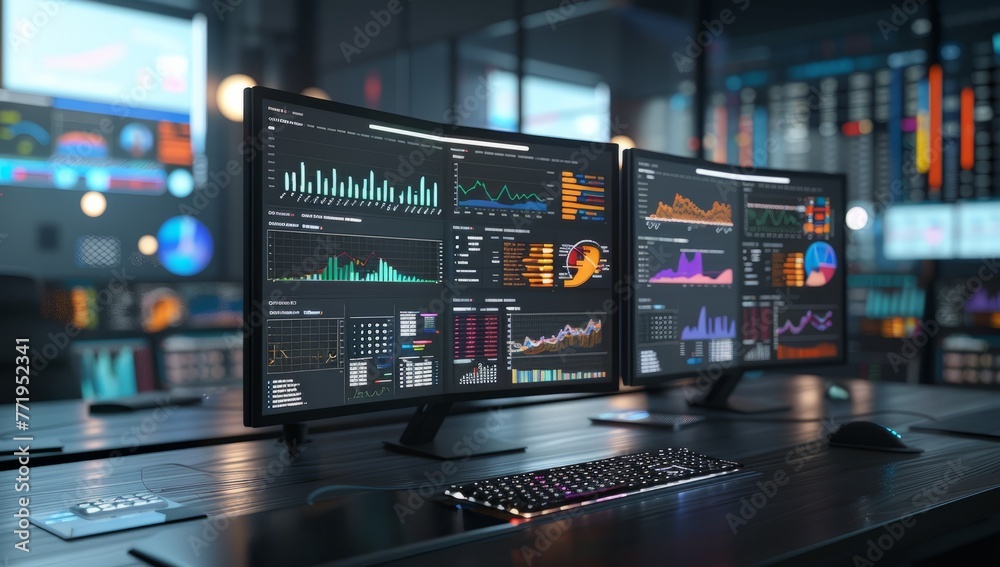 An illustration of business process automation concept, showcasing ...