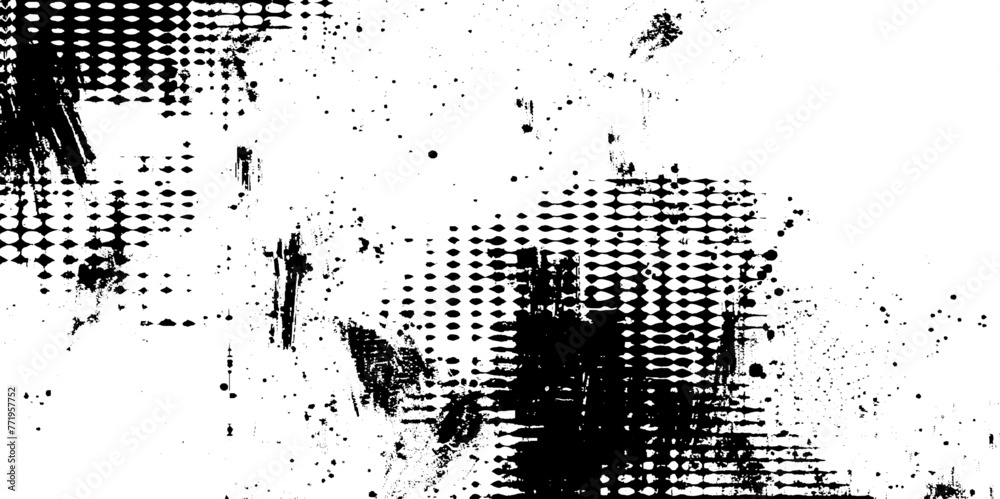 dust particle and dust grain texture on white background. distorted ...