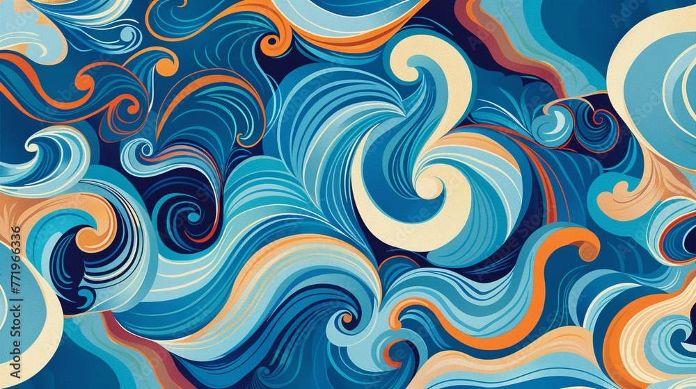 70s Psychedelia Design a inspired by psychedelic art from the 1970s ...