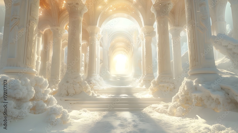 Ethereal Frozen Kingdom Temple:A Beacon of Hope Amid Silent Hill's ...