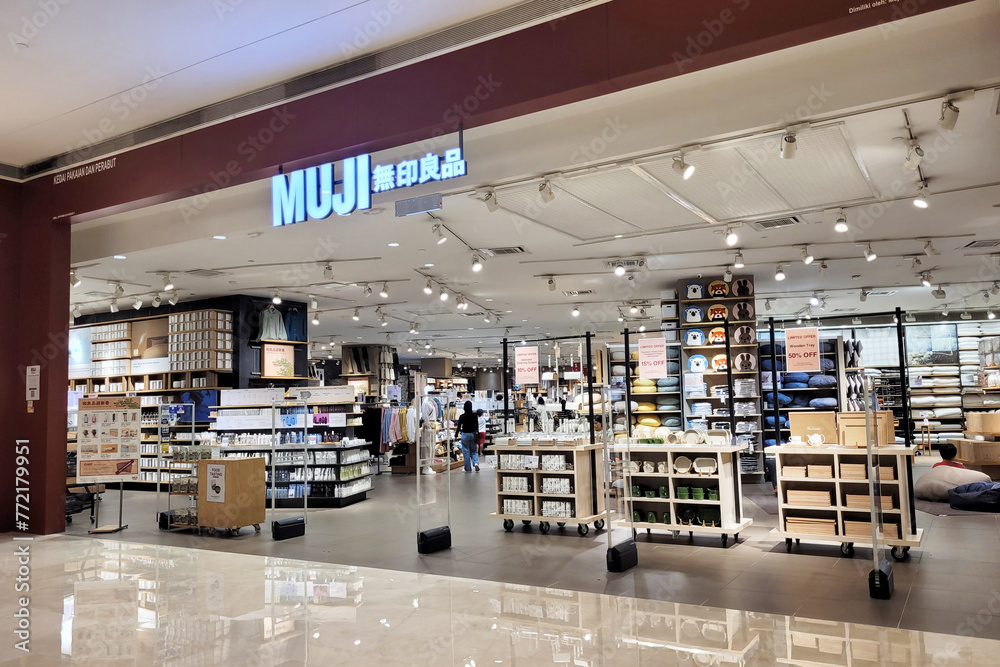 Kuala Lumpur, Malaysia - 12 FEB 2024: Interior view of Muji Store in ...