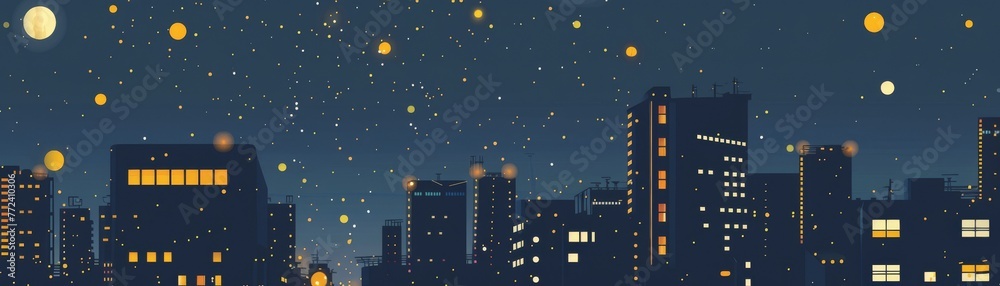 Educational infographic explaining the sources of light pollution in ...