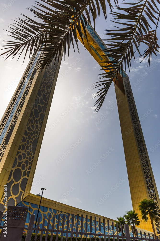 Dubai, UAE – February 20, 2024: The Dubai Frame, widely known as the ...