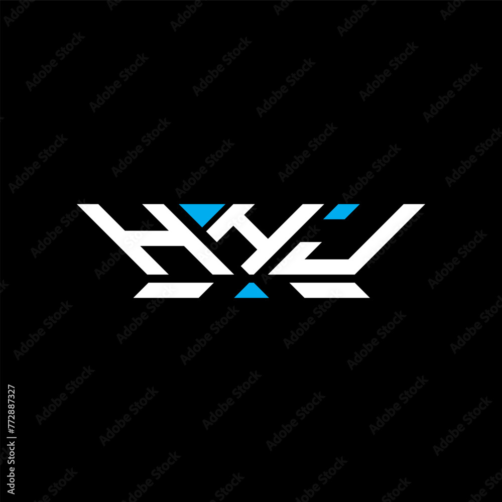 HHJ letter logo vector design, HHJ simple and modern logo. HHJ ...