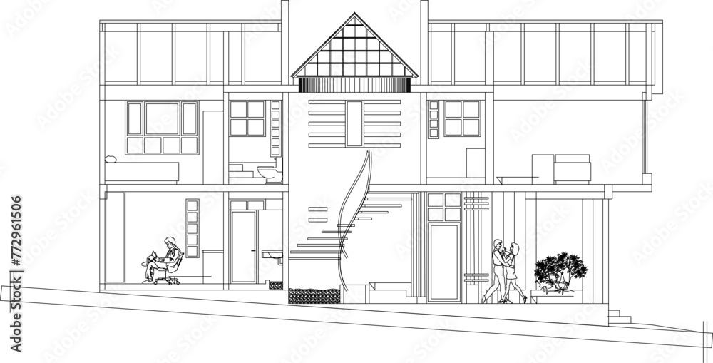 Adobe Illustrator Artwork vector design sketch illustration of section ...