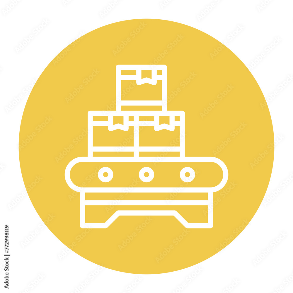 Lean Manufacturing icon vector image. Can be used for Mass Production ...