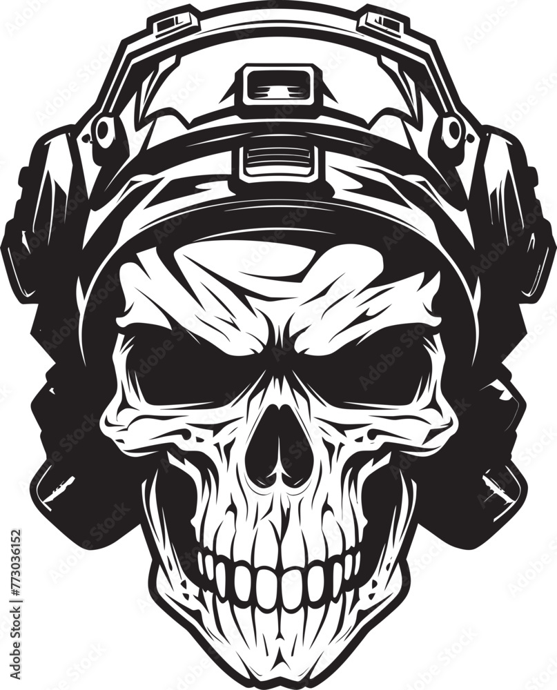 Skull Ranger Regiment Military Logo Design Death Dealer Skull Emblem ...