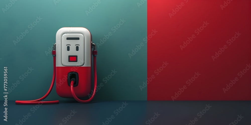Charged moment of life saving electric defibrillator device ready to ...