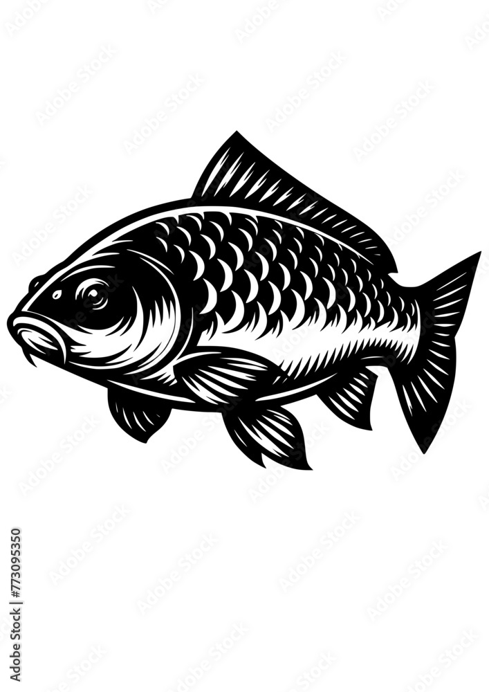 Carp SVG, Carp Fish SVG, Carp Fishing, Lake Fishing, Carp Clipart, Carp ...