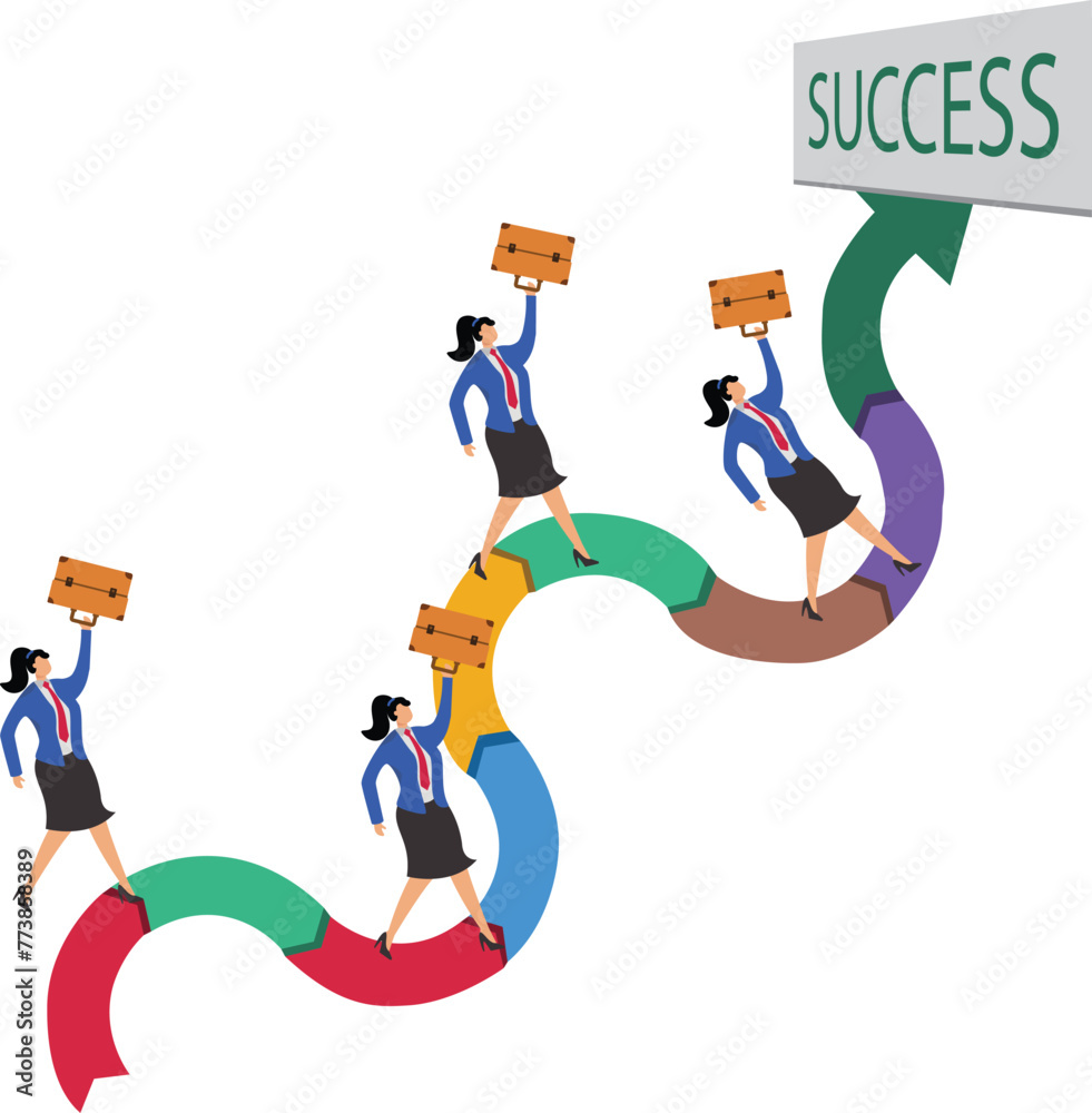 Image vectorielle Stock Entrepreneurship, workplace competition ...