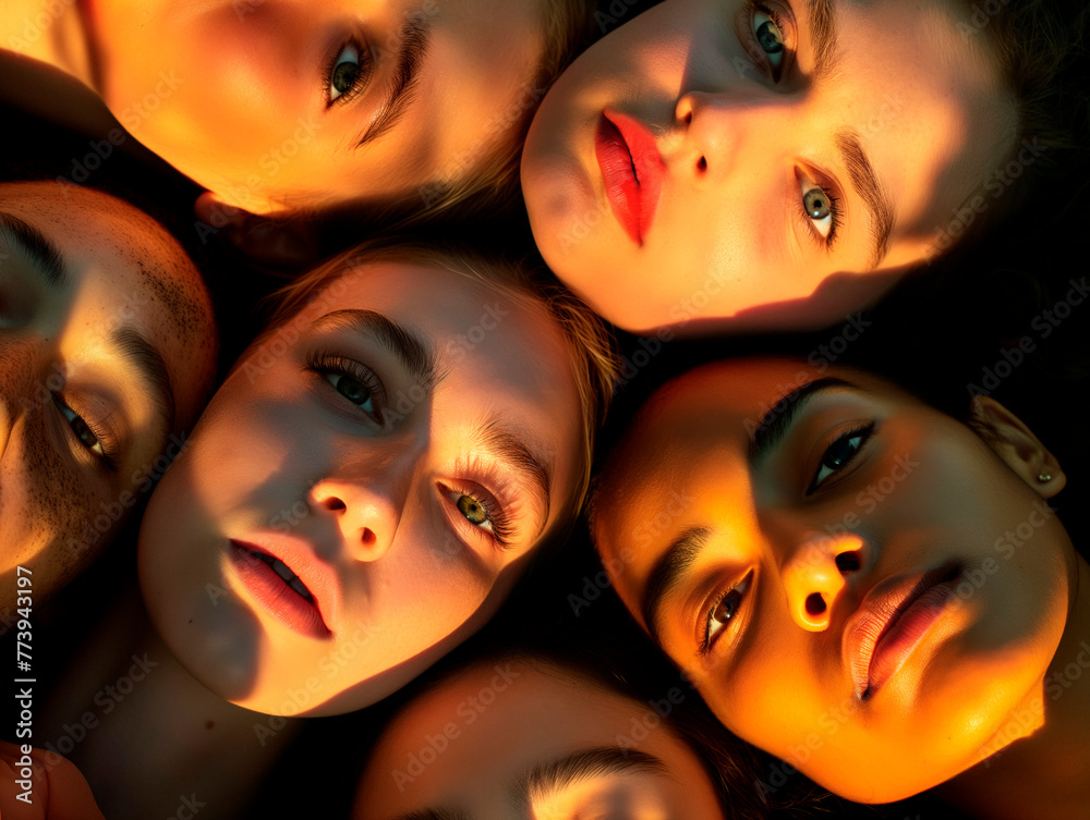 Minimalist photography of lots of different nationalities of women ...