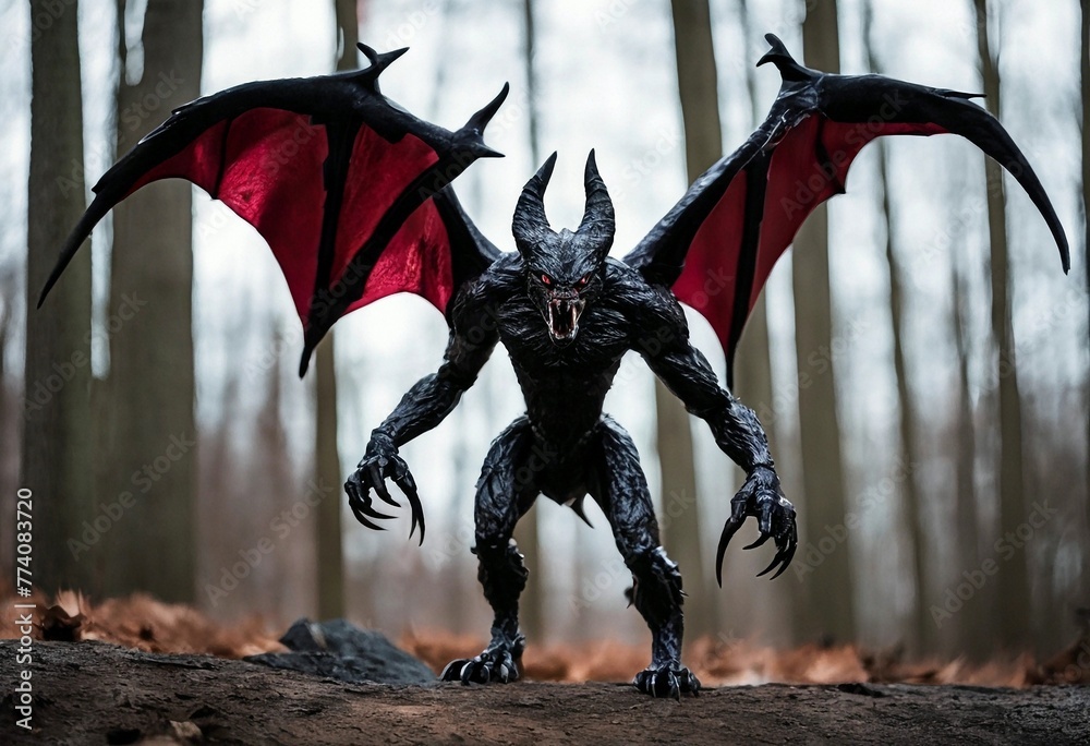 The legendary Jersey Devil prowls in the woods, its presence ominous ...