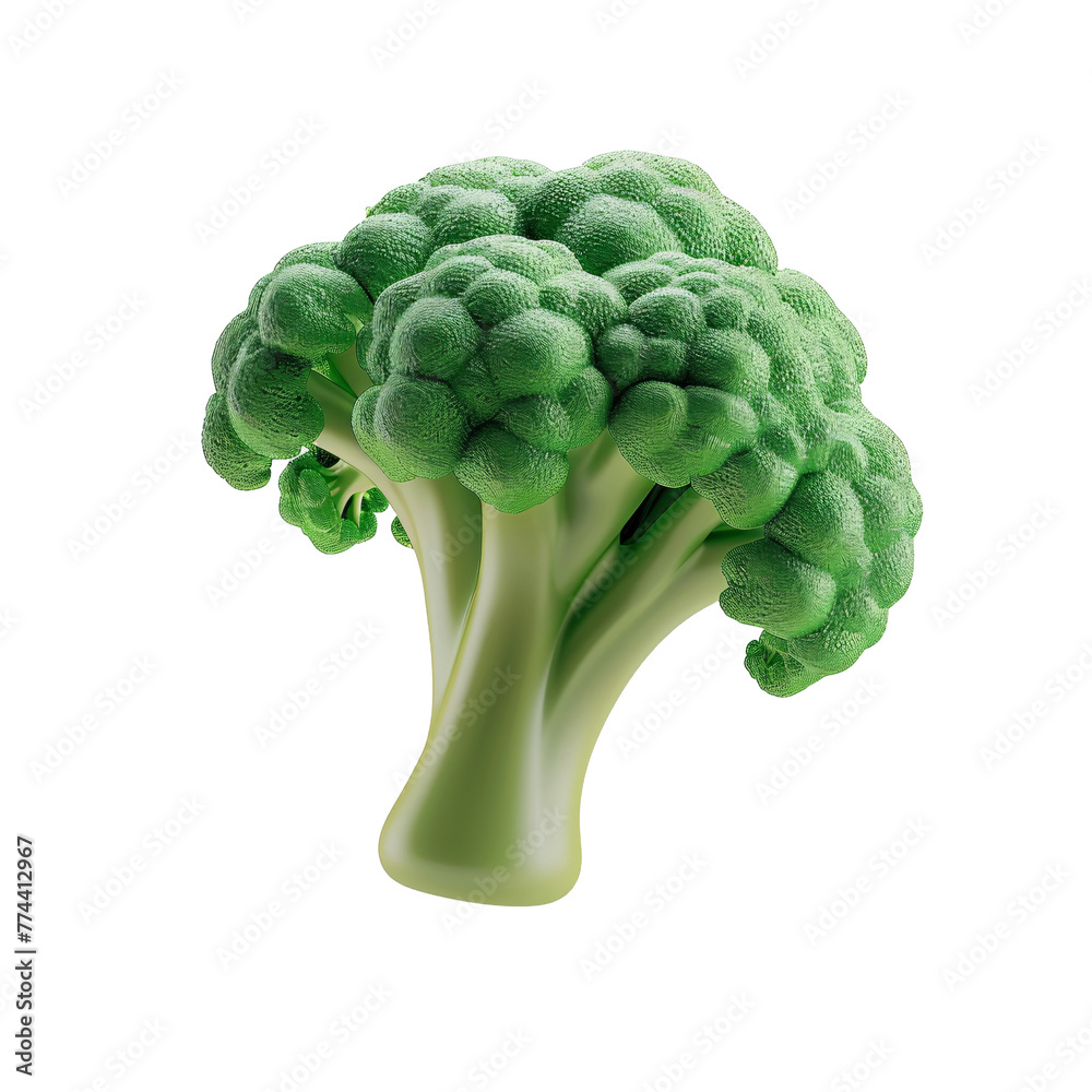 3d broccoli icon render isolated on transparent background. suitable for ui ux design. Broccoli ...