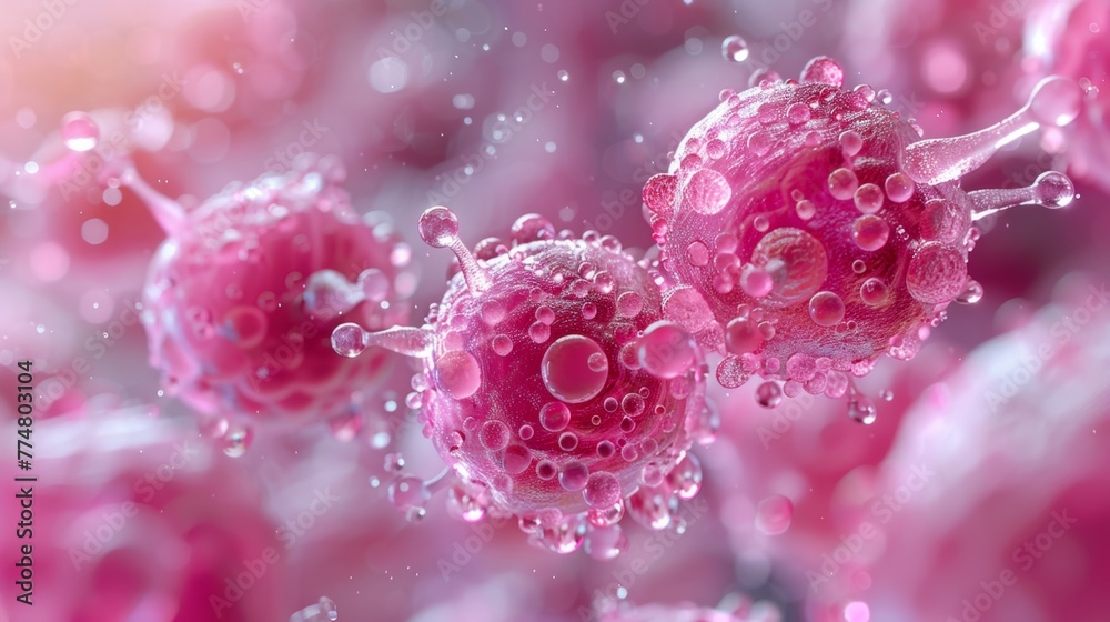 Breast cancer cells exhibit abnormal proliferation in breast tissue ...