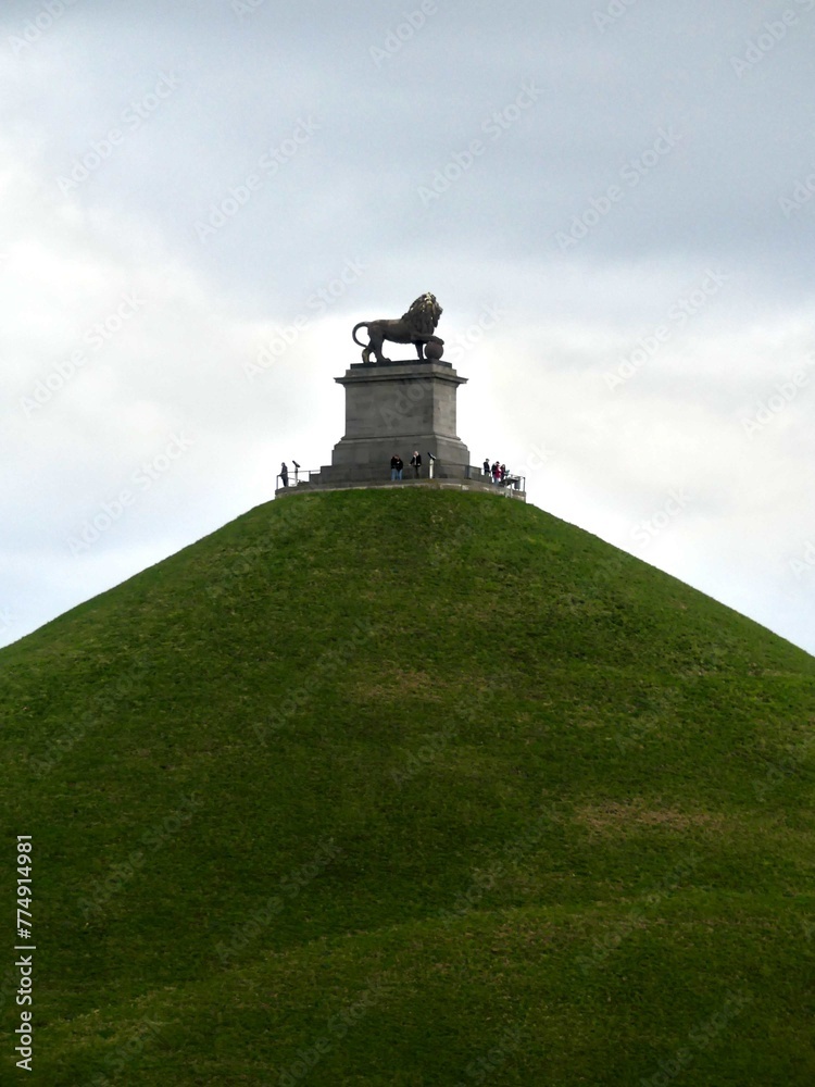 Waterloo, March 2024 - Visit to the Lion's Mound, the memorial to the ...