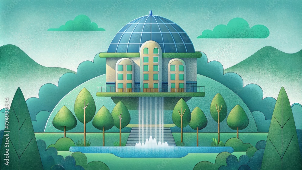A luxury hotel commissioned a green building architect to design their ...