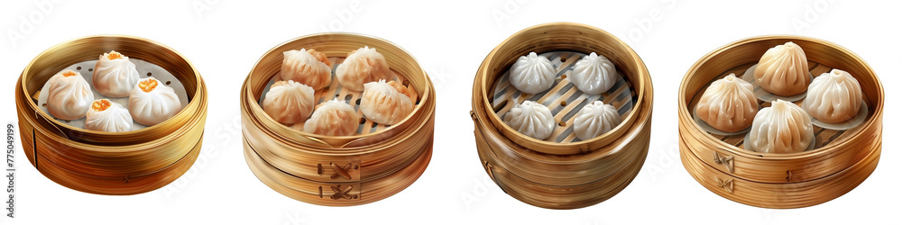 Dim Sum clipart collection, symbol, logos, icons isolated on ...