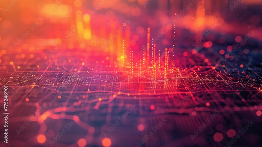 Heat map highlighting areas of risk and opportunity within a business ...