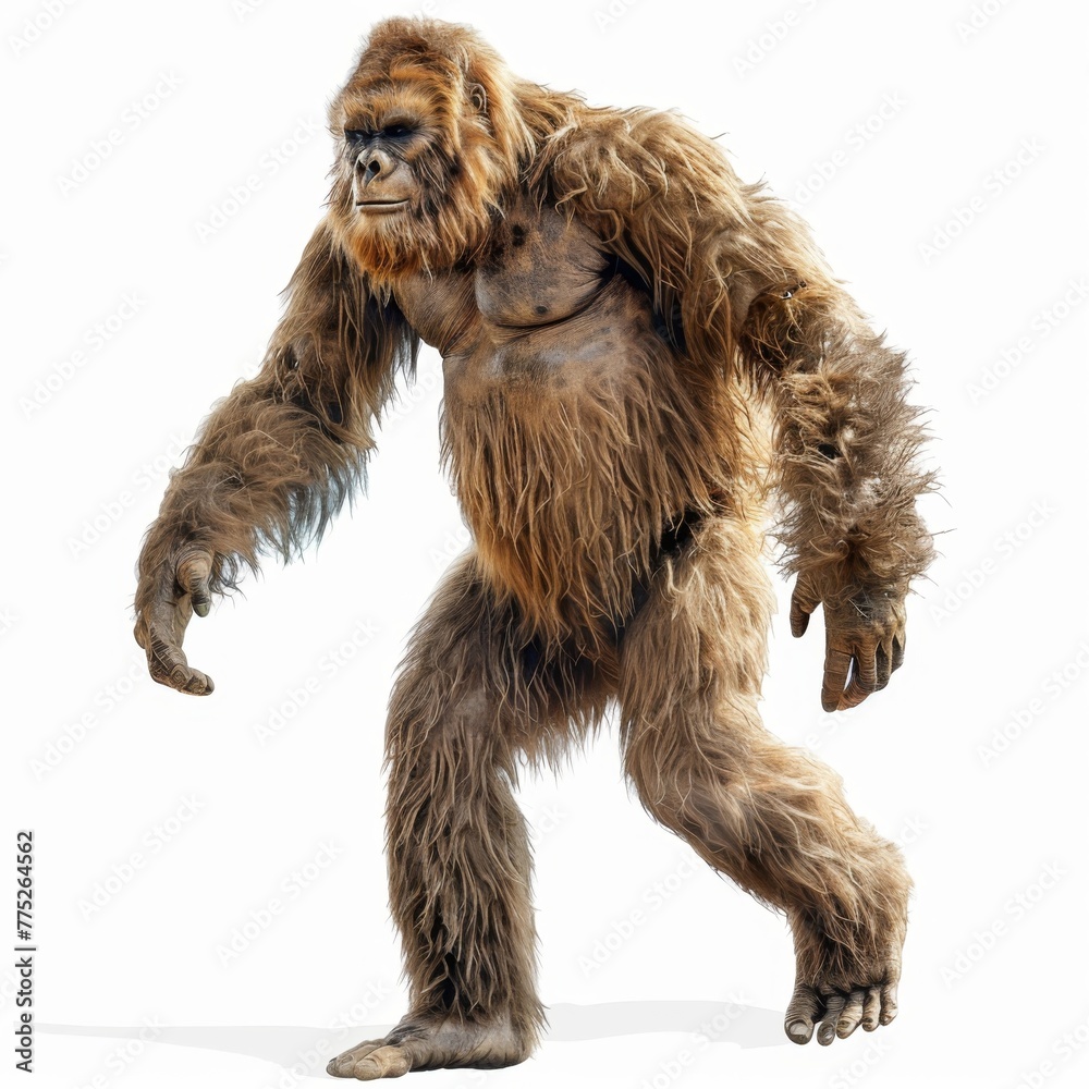 A Sasquatch caught in a rare moment of clarity, revealing his elusive ...