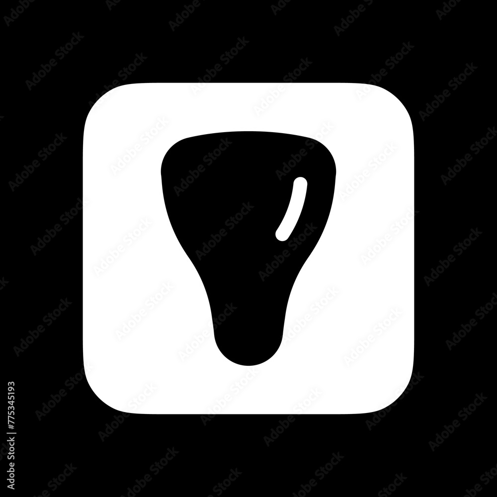 Editable incisor, tooth vector icon. Dentistry, healthcare, medical ...