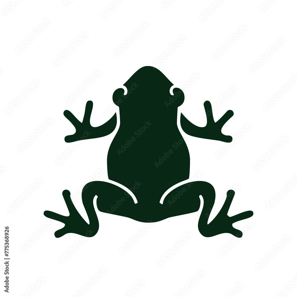 Amazonian frog vector, vectorized image of frog for graphic design and ...
