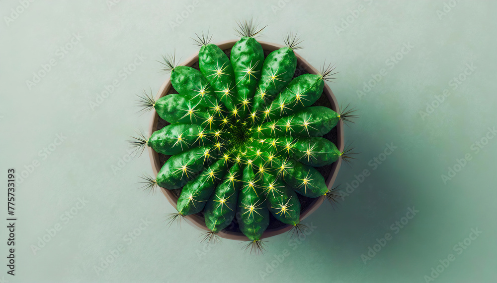 Dreamy magical cactus, hyper realistic, very detailed photo Stock Photo ...