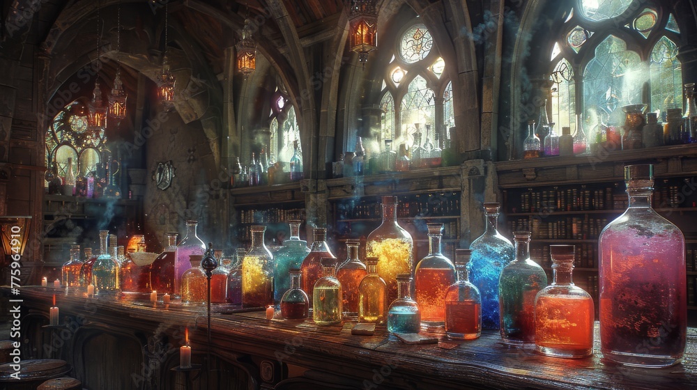 Medieval Alchemist: Capture the mystique of an alchemist's laboratory ...
