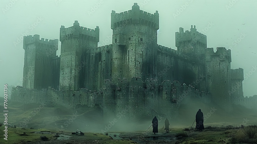 Medieval Castles: Photograph imposing castle structures, fortified ...