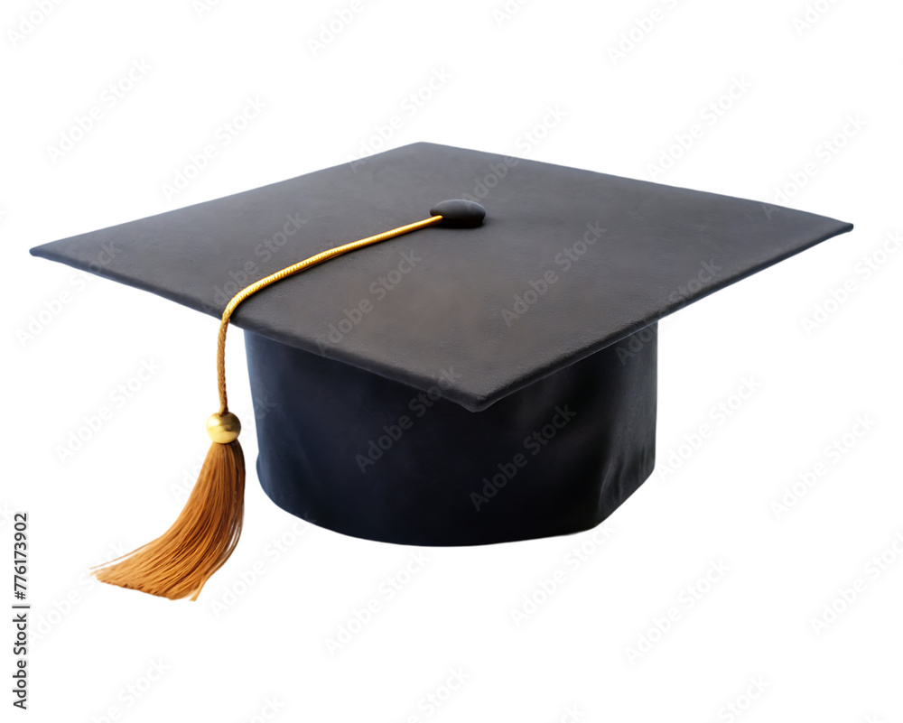 Graduation cap isolated on transparent background png file format Stock ...