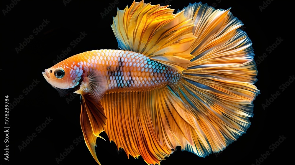 Betta fish, also known as Siamese Fighting Fish, are a freshwater ...