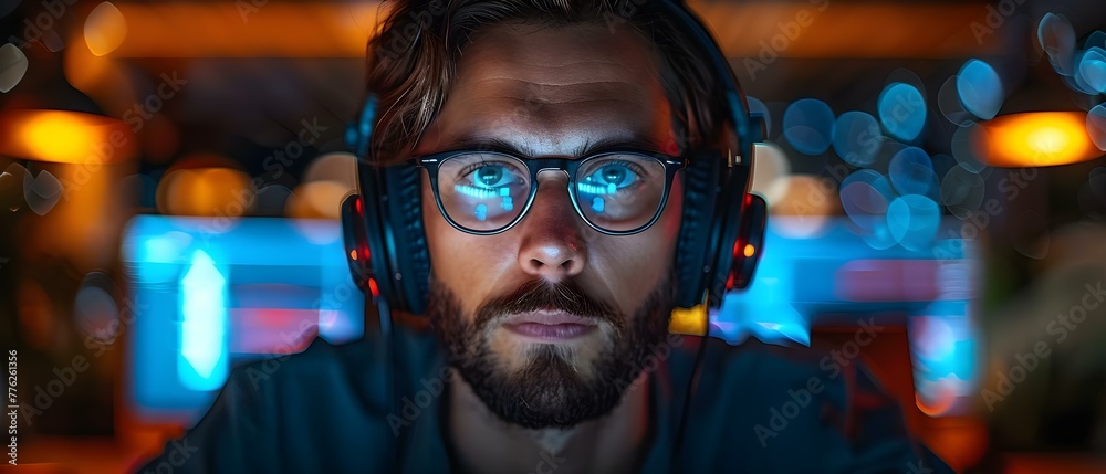 Working as a Software Developer in an Office Setting. Concept Software ...