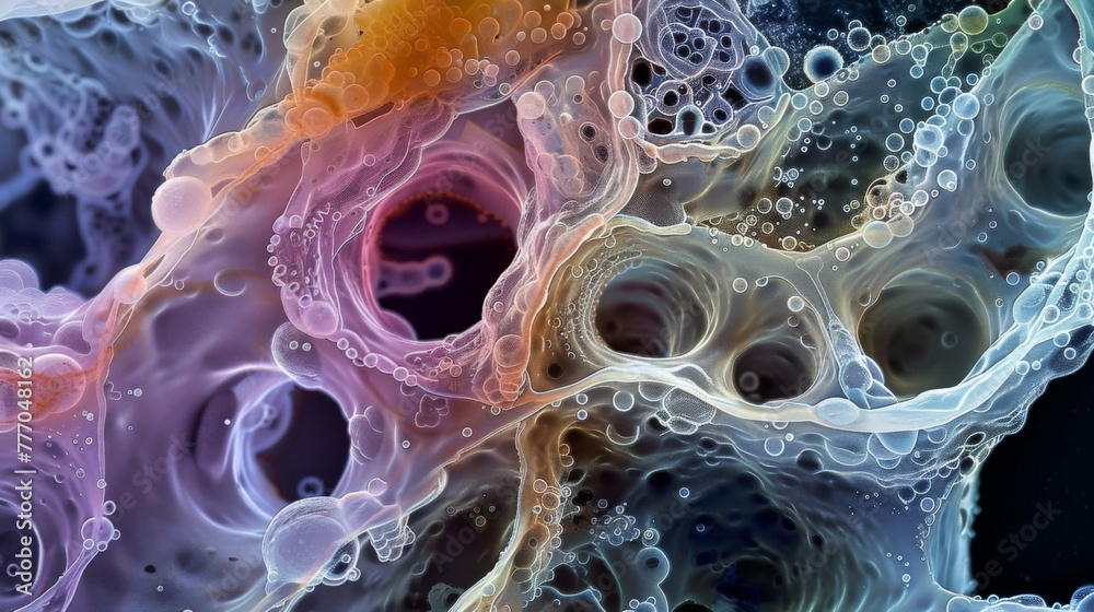 An electron microscope image of a mature worm egg revealing the complex ...