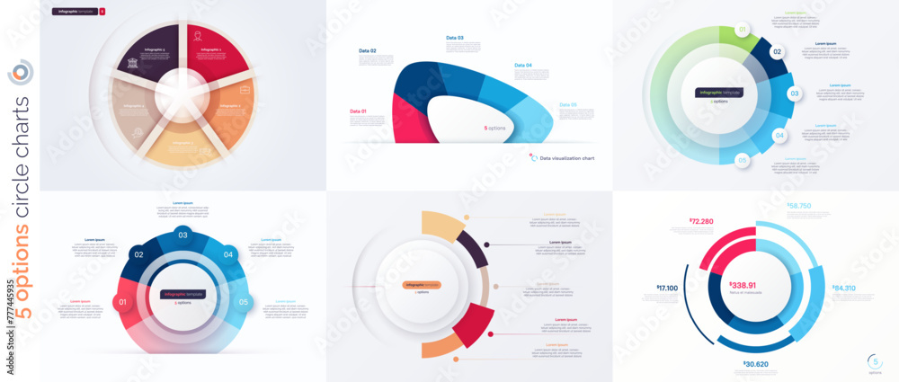 infgr kb cycle charts 0324 set 5 Stock Vector | Adobe Stock