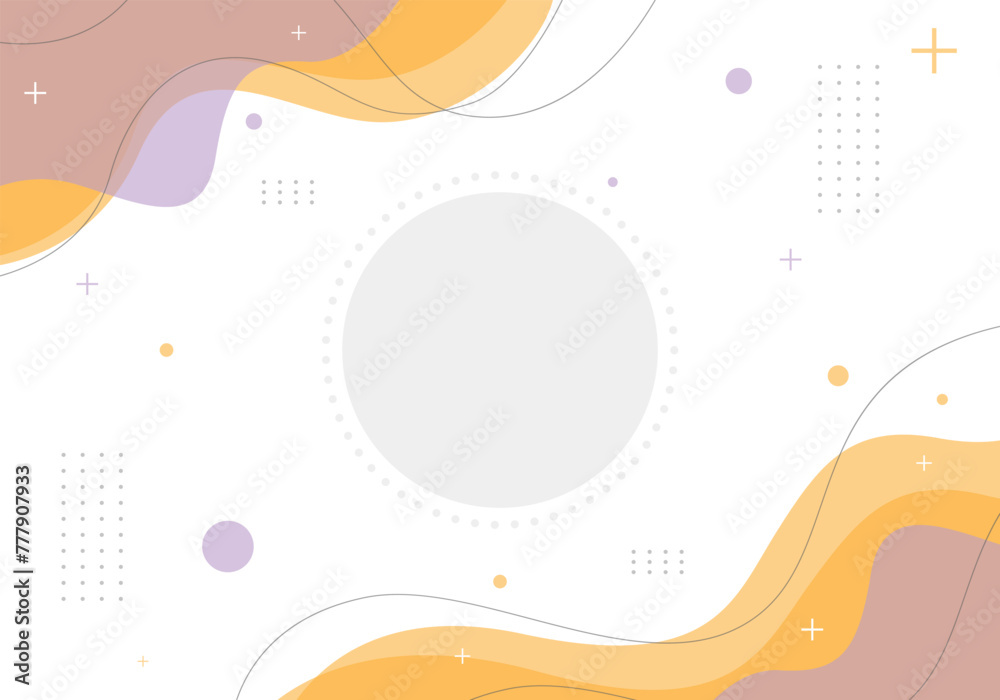 geometric shapes memphis design with abstract shapes for web ...