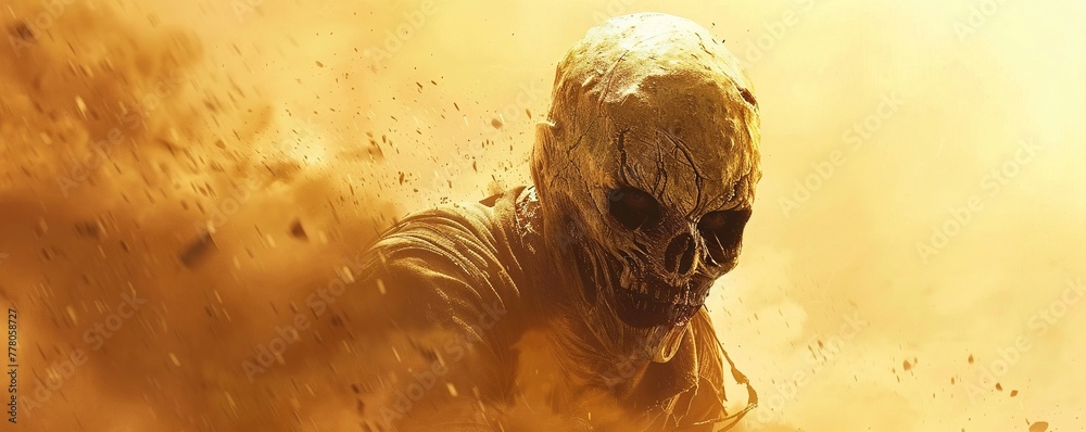 Mutated Zombie Undead Creature, Tattered Skin, Biohazard Experiment ...