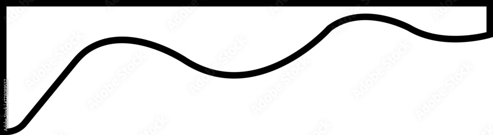 Vektor Border shape in outline style editable stock for website design ...