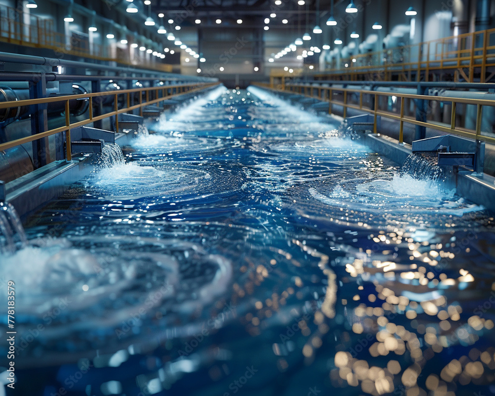 Drinking Water Treatment Plant, Coagulation, Sedimentation, Filtration ...