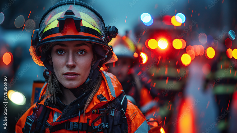 Mass Casualty Incident: At the scene of a tragic accident, emergency ...